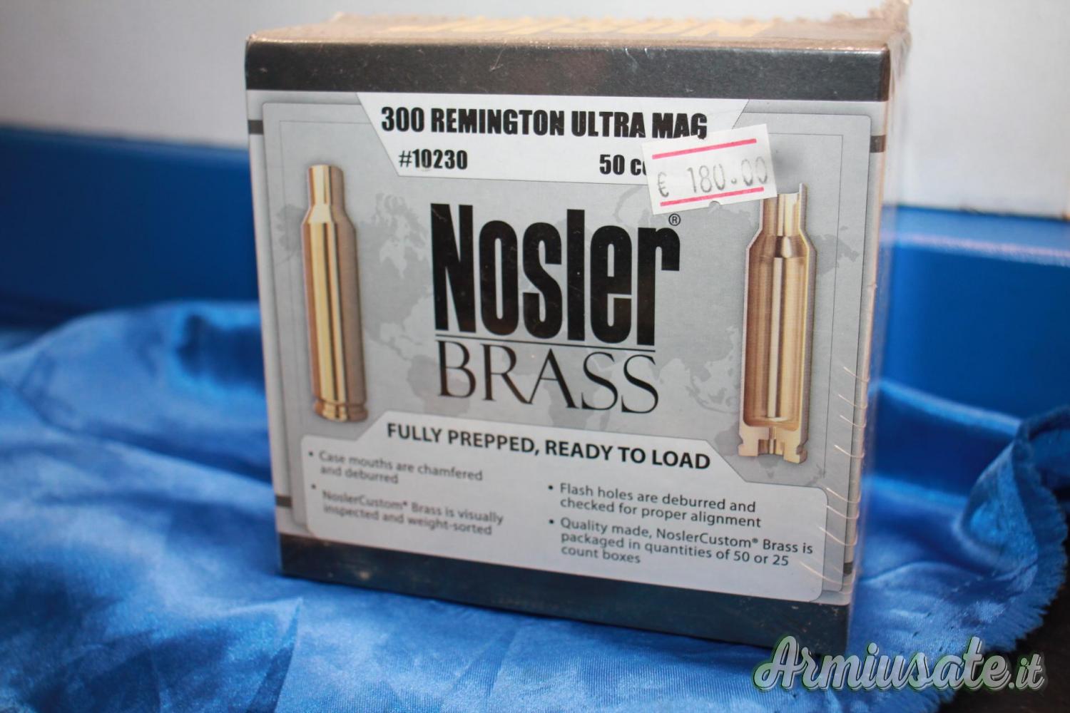 Bossoli | 50 BOSSOLI NOSLER 300 REMINGTON ULTRA MAG | 50 BOSSOLI NOSLER ...